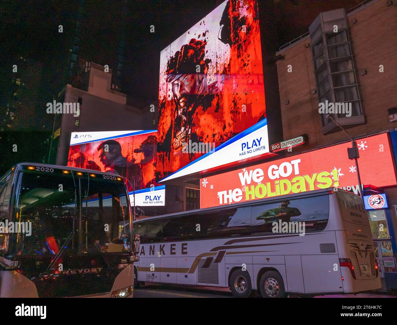 A billboard for the Activision videogame "Call of Duty: Modern Warfare ...