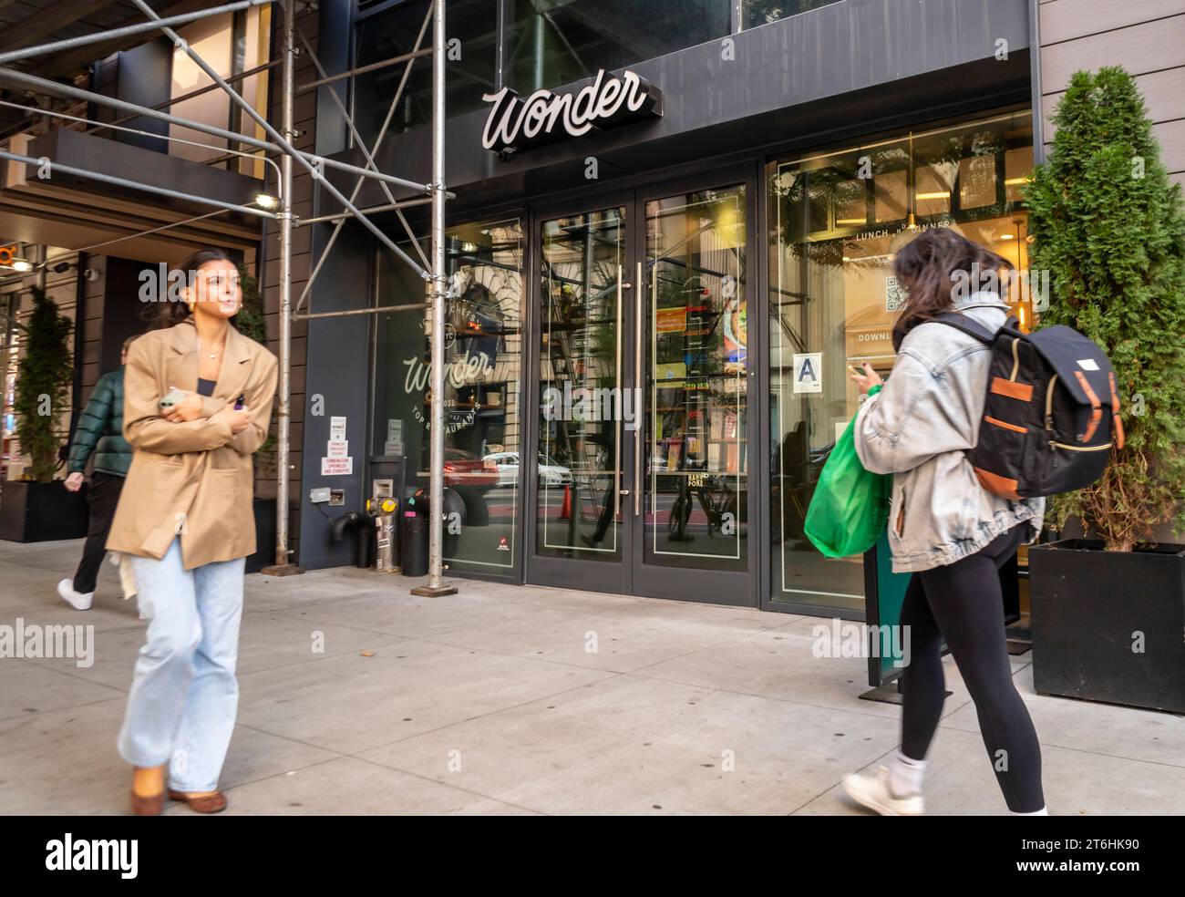 A branch of the restaurant delivery startup Wonder in Chelsea in New ...