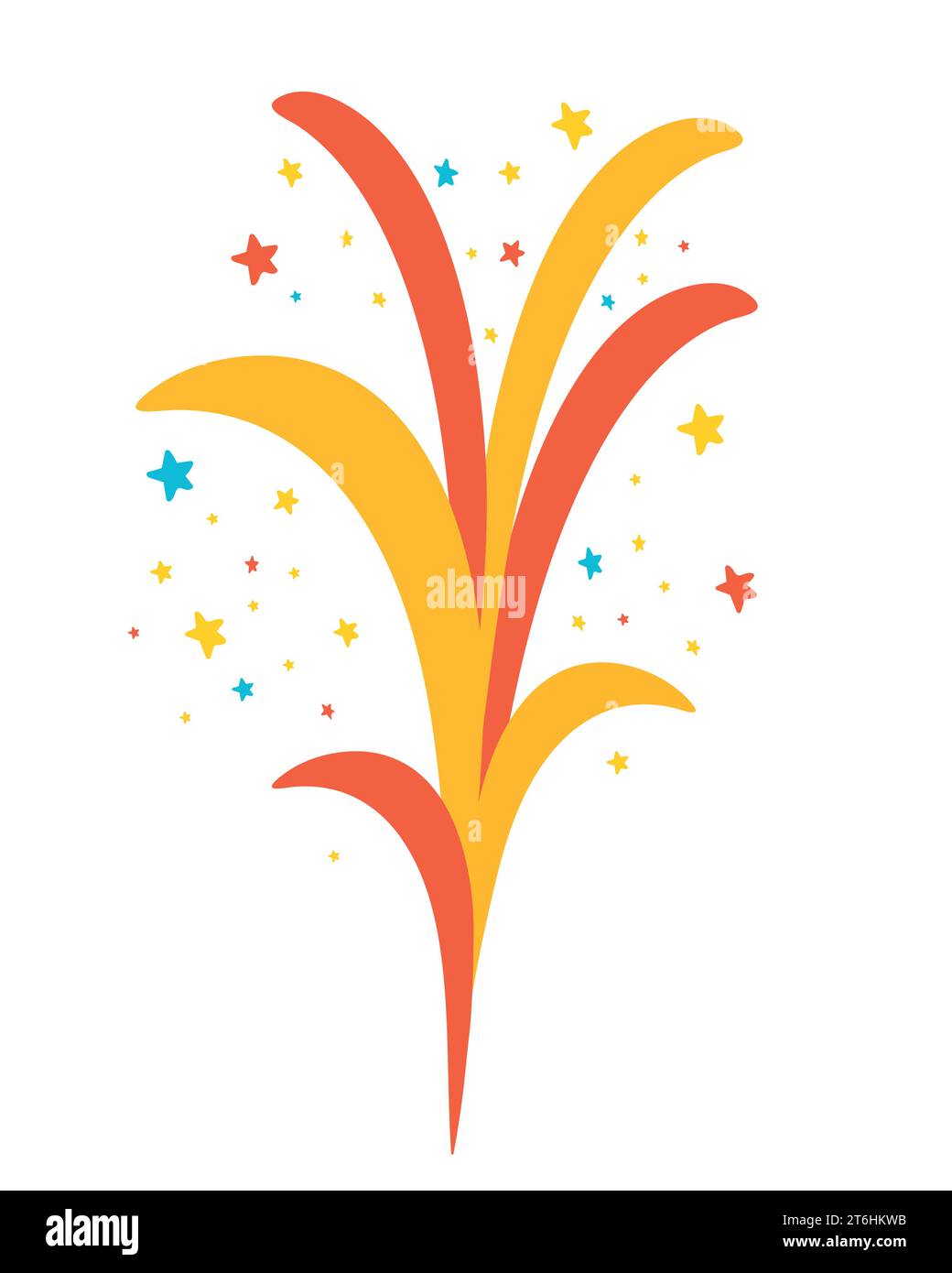 Simple firework emblem. Vector illustration Stock Vector Image & Art ...