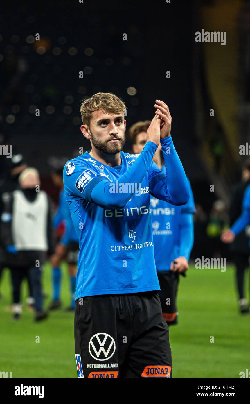 Stockholm, Sweden. 29th, October 2023. Jack Cooper-Love of Halmstad BK ...