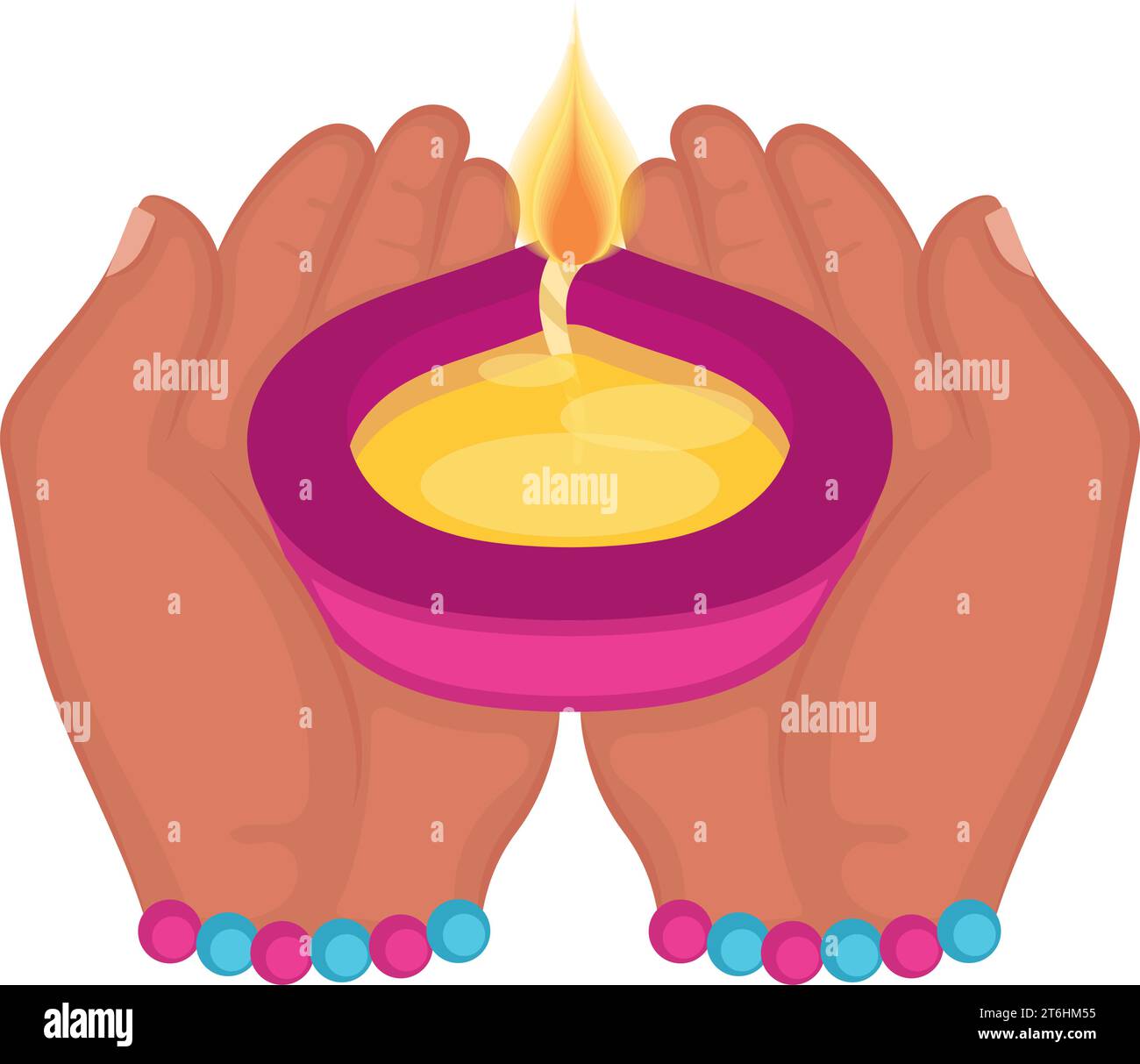 Hold a candle Stock Vector Images - Alamy
