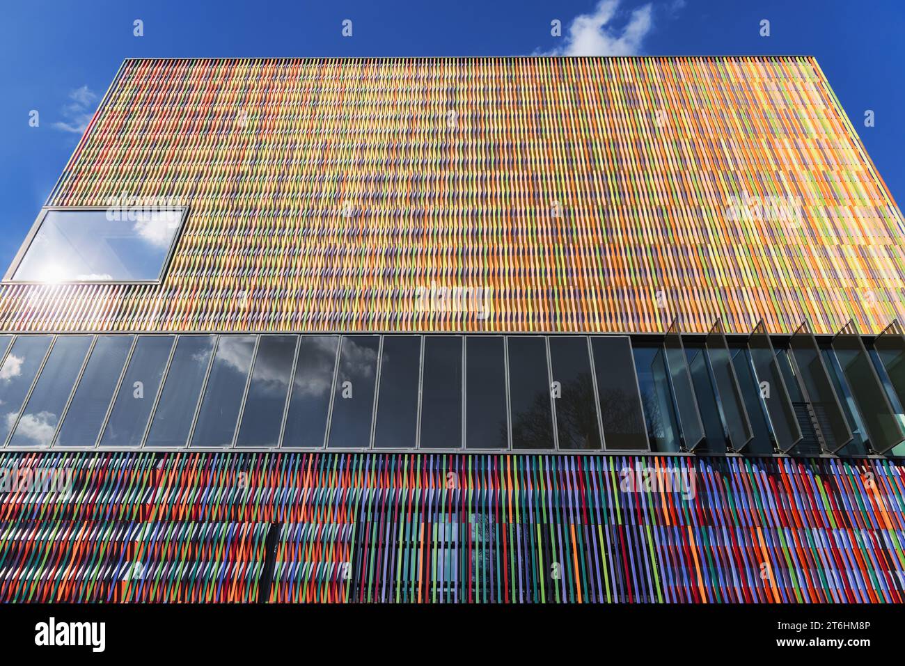 Munich, Germany - April 05, 2023: modern architecture of Museum ...