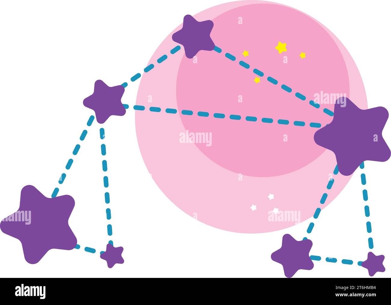 Isolated scorpio star constellation zodiac symbol Vector Stock Vector ...