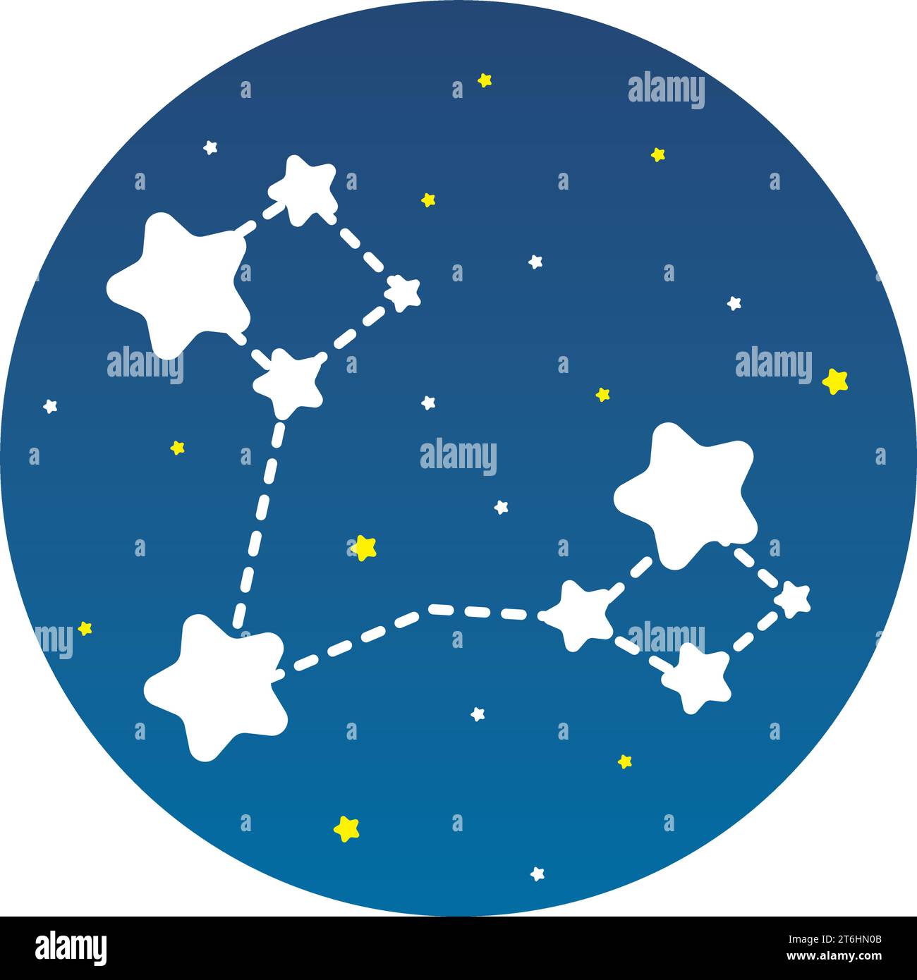 Isolated leo star constellation zodiac symbol Vector Stock Vector Image ...