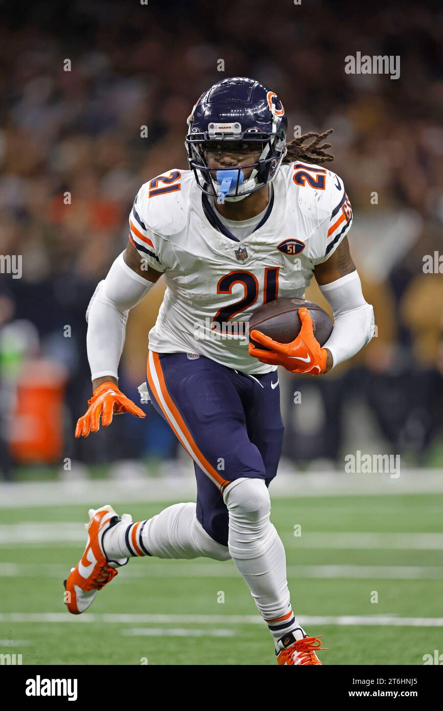Chicago Bears running back D'Onta Foreman (21) during an NFL football ...