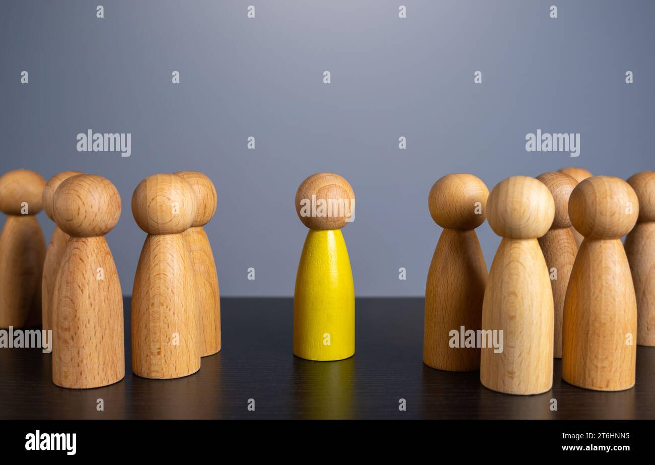 A person who stands out from the crowd. Stand out from others. Chosen ...