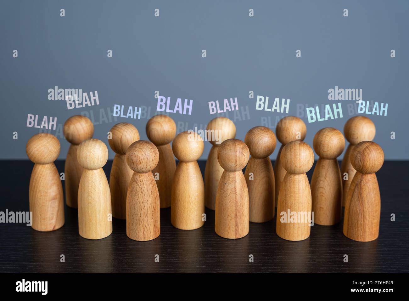 The buzz of the crowd. Communication and communication. Inertia and ...