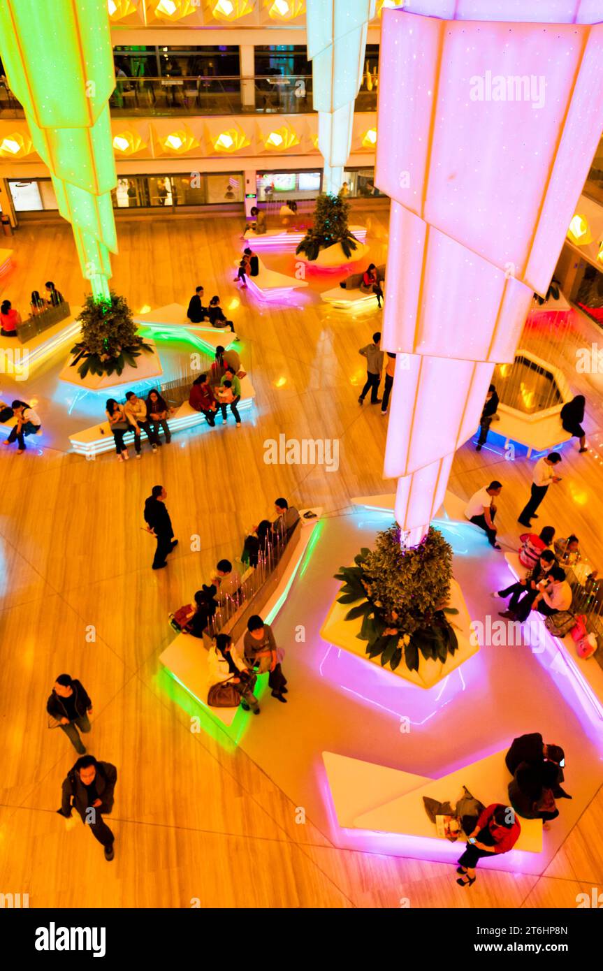 China, Peking, Mall in the Xidan Beidajie, the lobby Stock Photo - Alamy