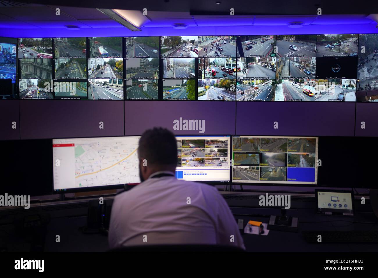 The Metropolitan Police control centre in Lambeth, London ahead of the ...
