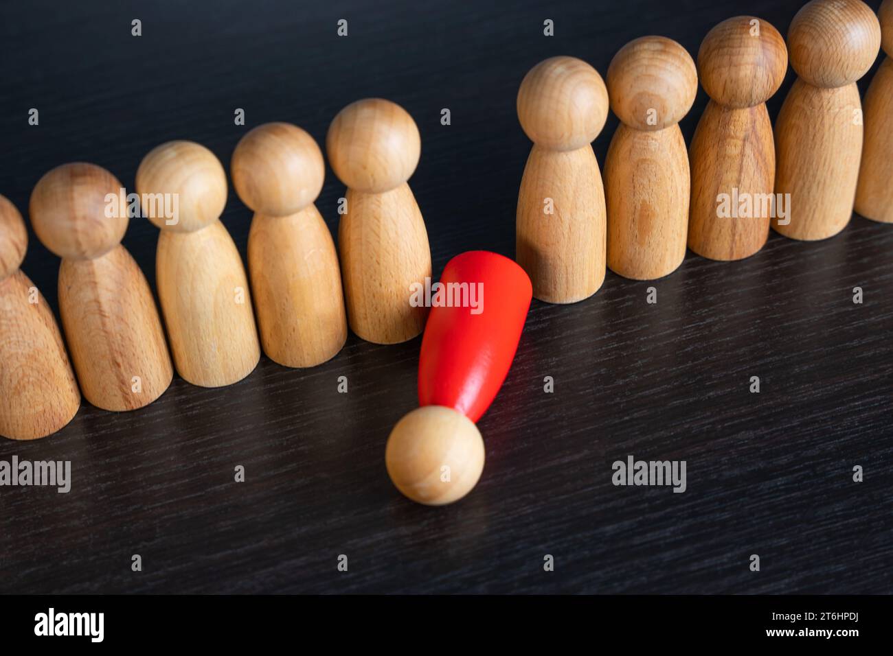 The man fell out of line and lost consciousness. Weak link. Out of ...