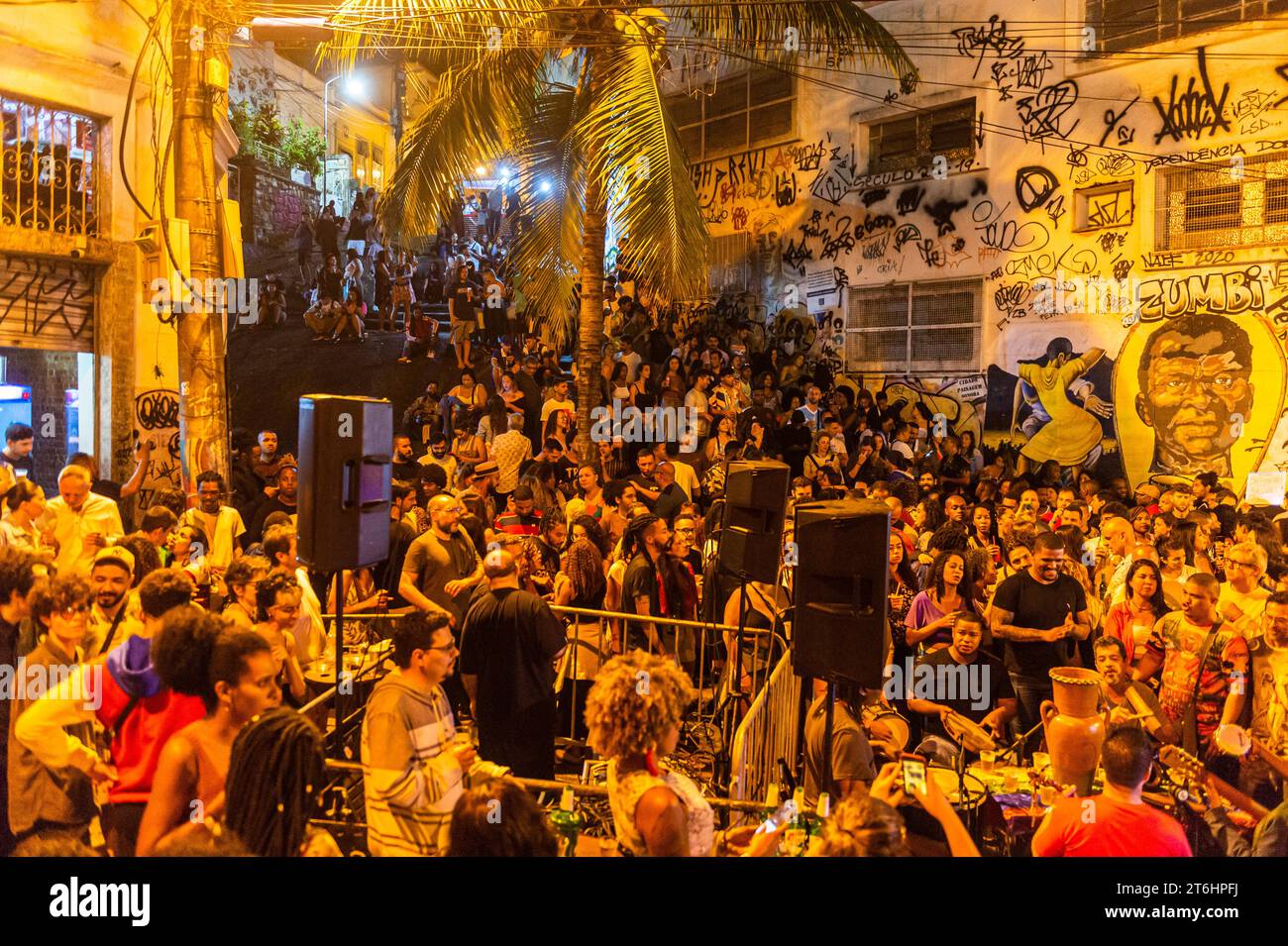 Brazil, Rio de Janeiro, at the Pedra do Sal, salt rock Stock Photo - Alamy