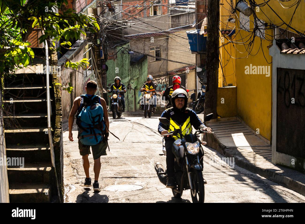 Brazil, Rio de Janeiro, the favela Vidigal Stock Photo - Alamy