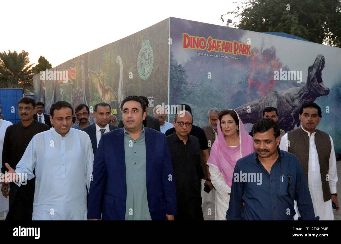 Peoples Party (PPP) Chairman, Bilawal Bhutto Zardari visiting Dino ...