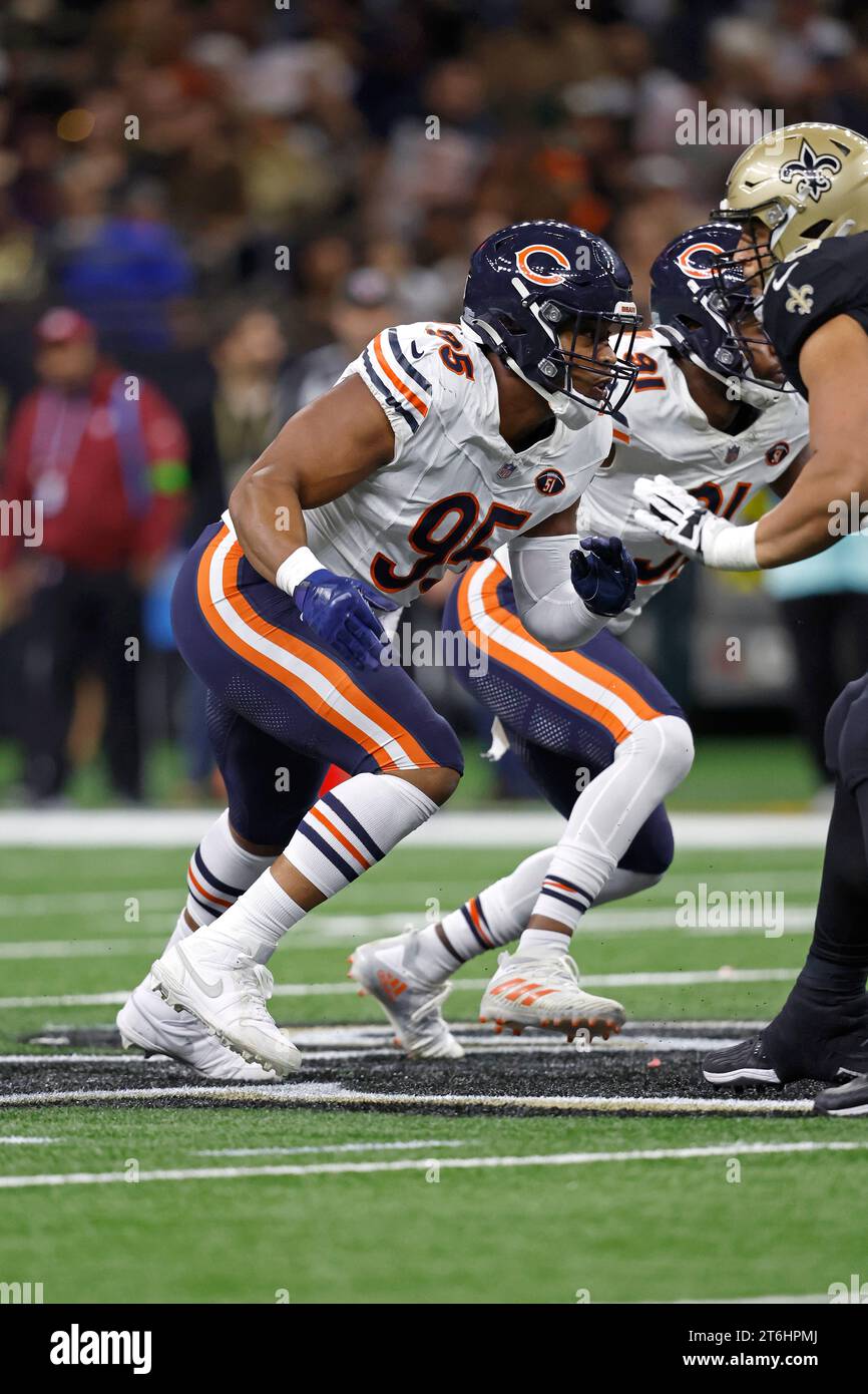 Chicago Bears defensive end DeMarcus Walker (95) during an NFL football ...