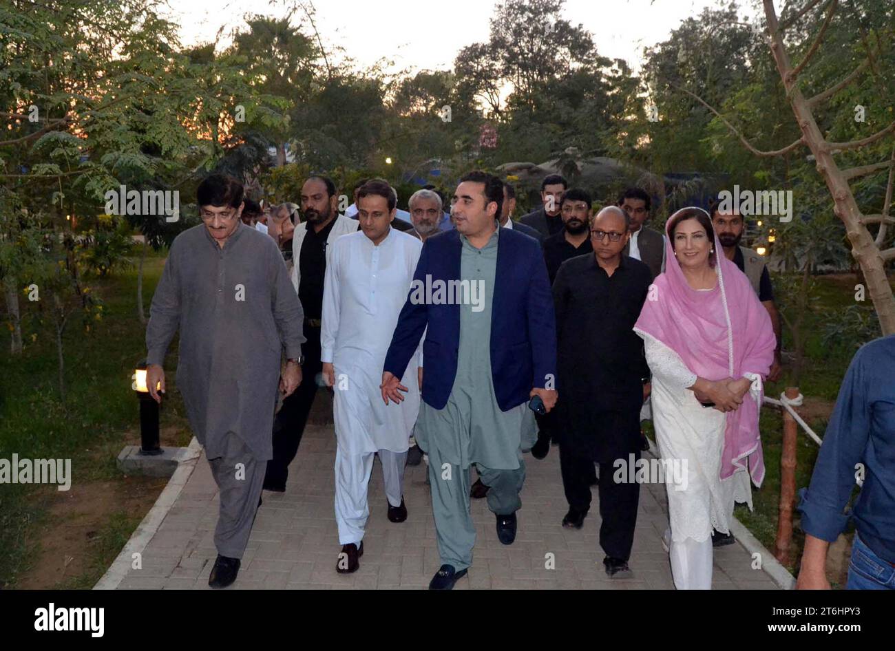 Peoples Party (PPP) Chairman, Bilawal Bhutto Zardari visiting Dino ...