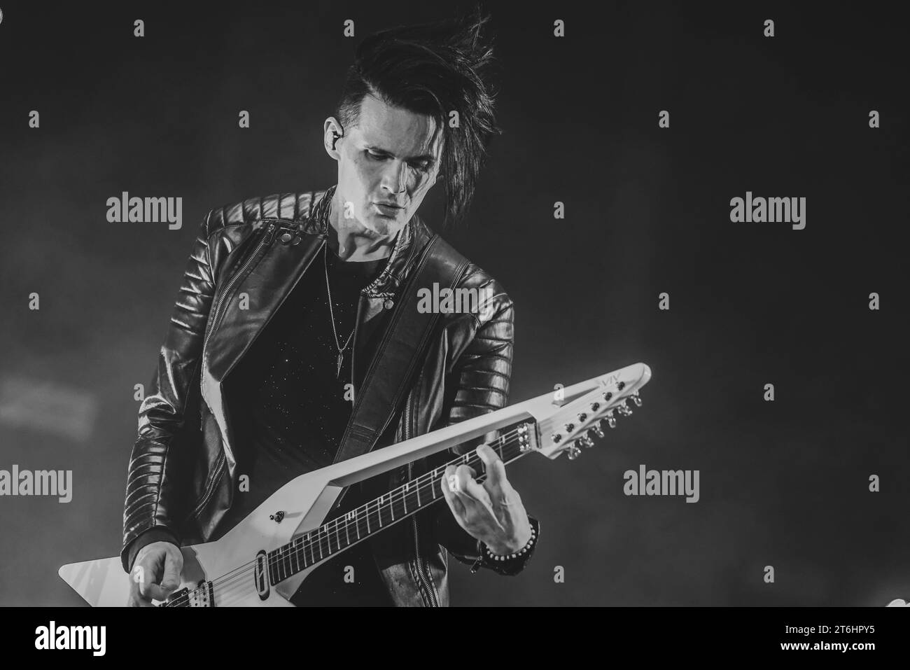 TOLUCA, MEXICO - NOVEMBER 3: Sascha Gerstner of Helloween perform ...