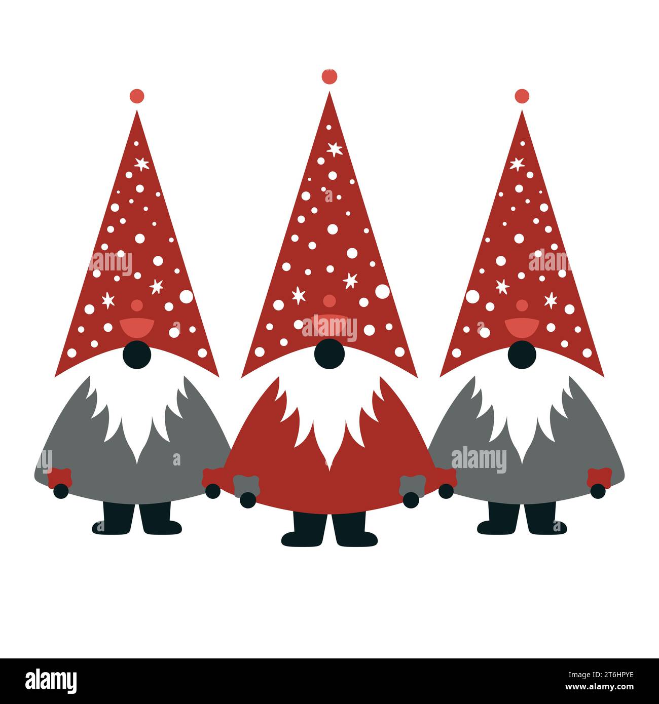 Elevate your festive designs with our Santa Set, a modern art Christmas ...