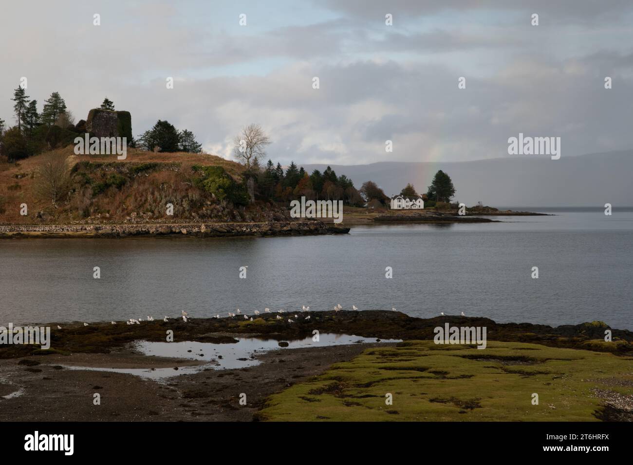 Aros Castle, Salen, Isle of Mull, Scotland Stock Photo - Alamy