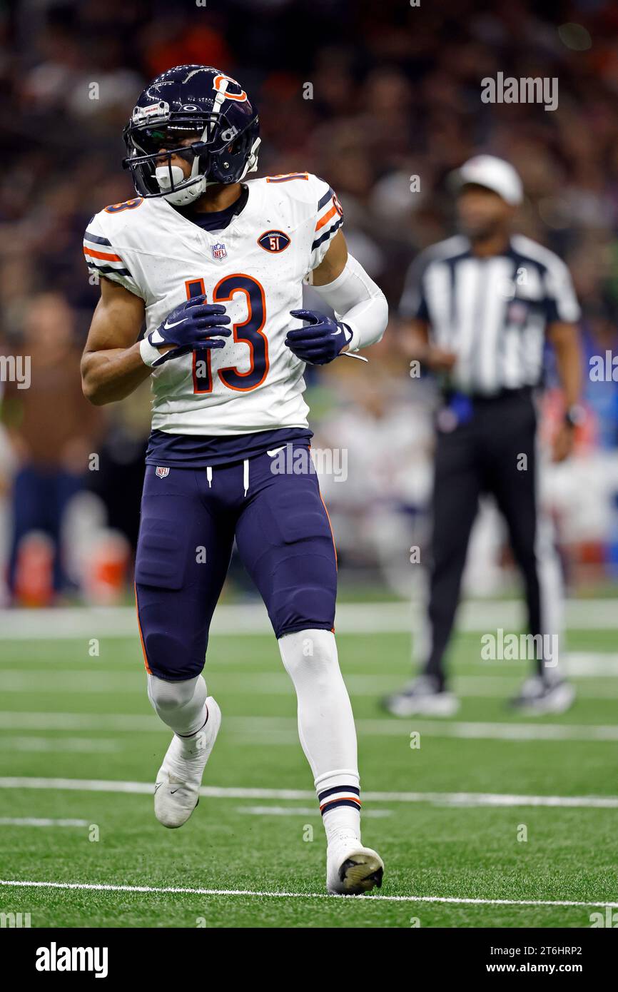 Chicago Bears wide receiver Tyler Scott (13) during an NFL football ...