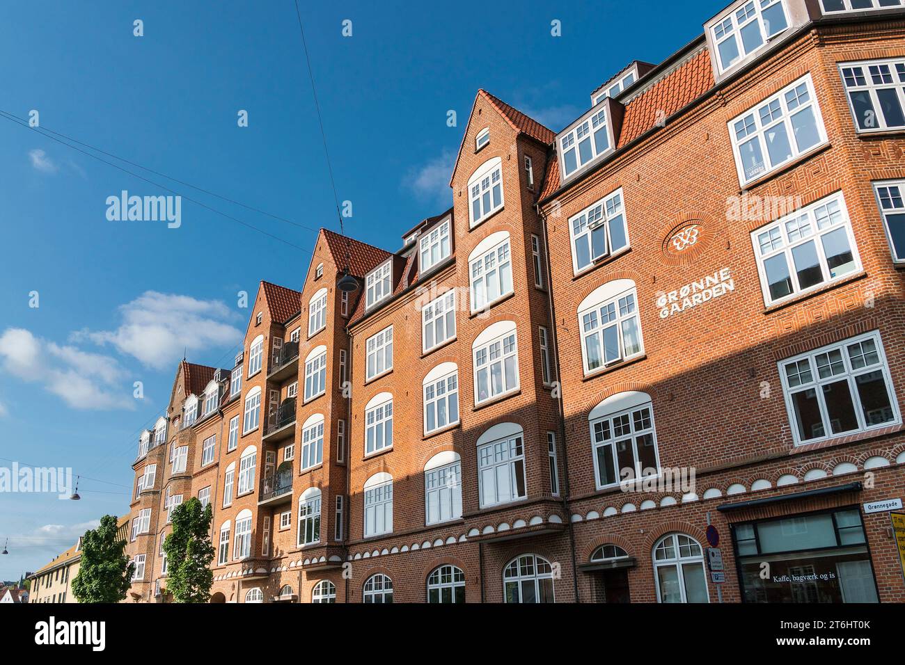 Aarhus, Denmark, aeboulevarden, residential buildings 'Gronnegaarden ...