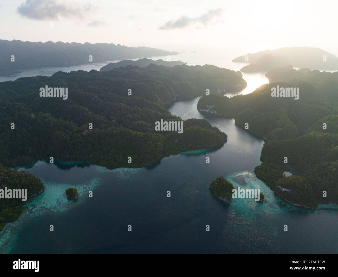 Jungle covered islands hi-res stock photography and images - Alamy