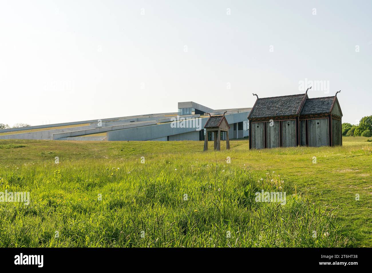 Aarhus, Denmark, Moesgaard Museum, Horning Stave Church Stock Photo - Alamy