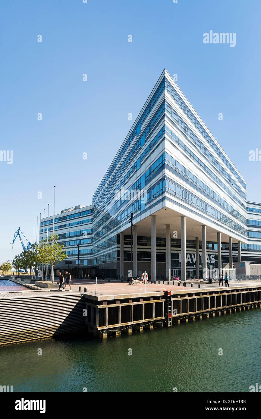 Denmark, Aarhus, Aarhus Havn, harbor, 'Navitas', university, lively ...