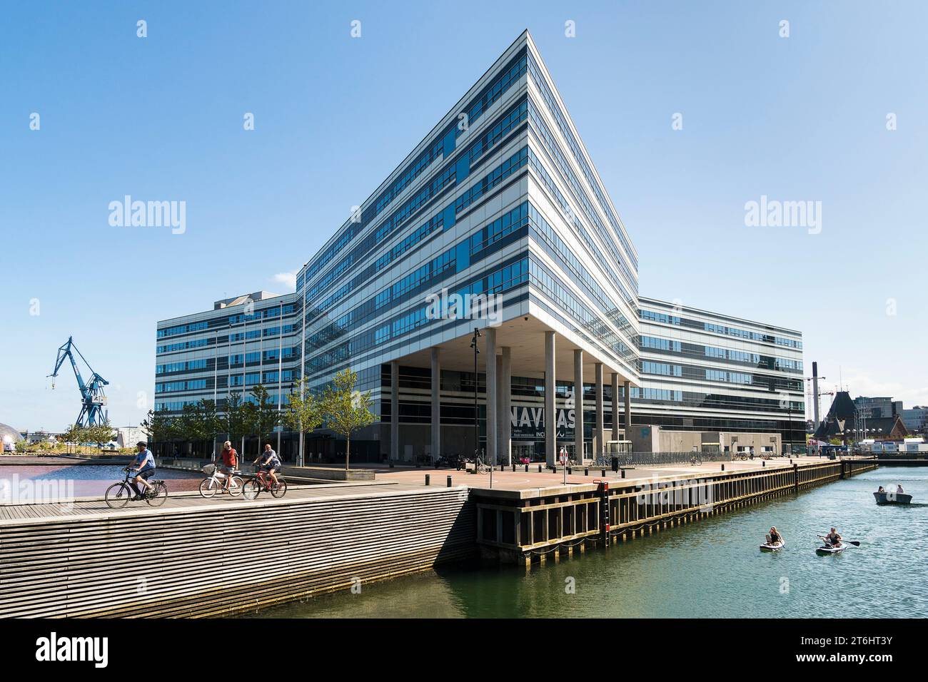 Denmark, Aarhus, Aarhus Havn, harbor, 'Navitas', university, lively ...