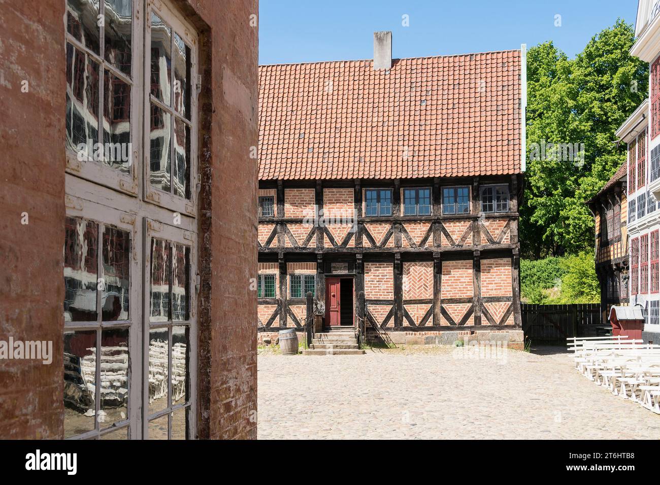 Denmark, Jutland, Aarhus, open-air museum, "Den Gamle By", mayor's ...