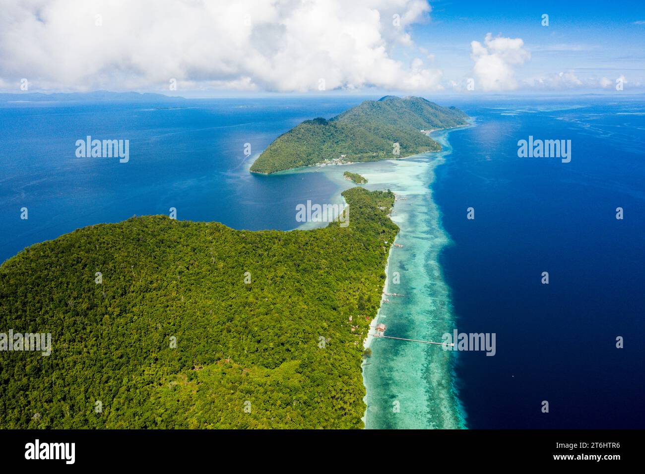 Aerial View of Mansuar and Kri, Raja Ampat, West Papua, Indonesia Stock ...