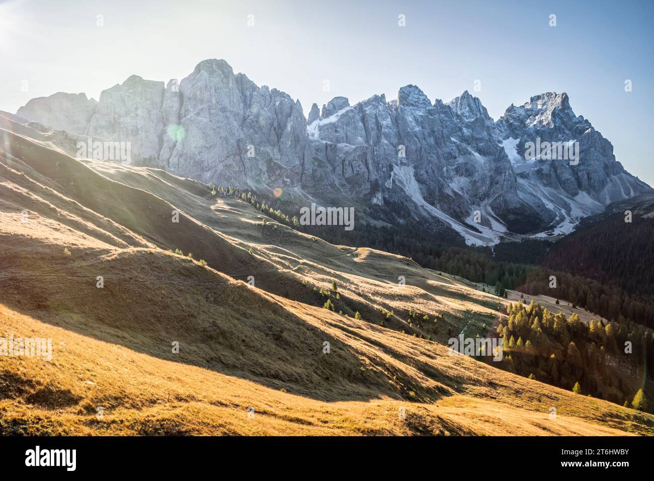 The north side of the pale di san martino hi-res stock photography and ...