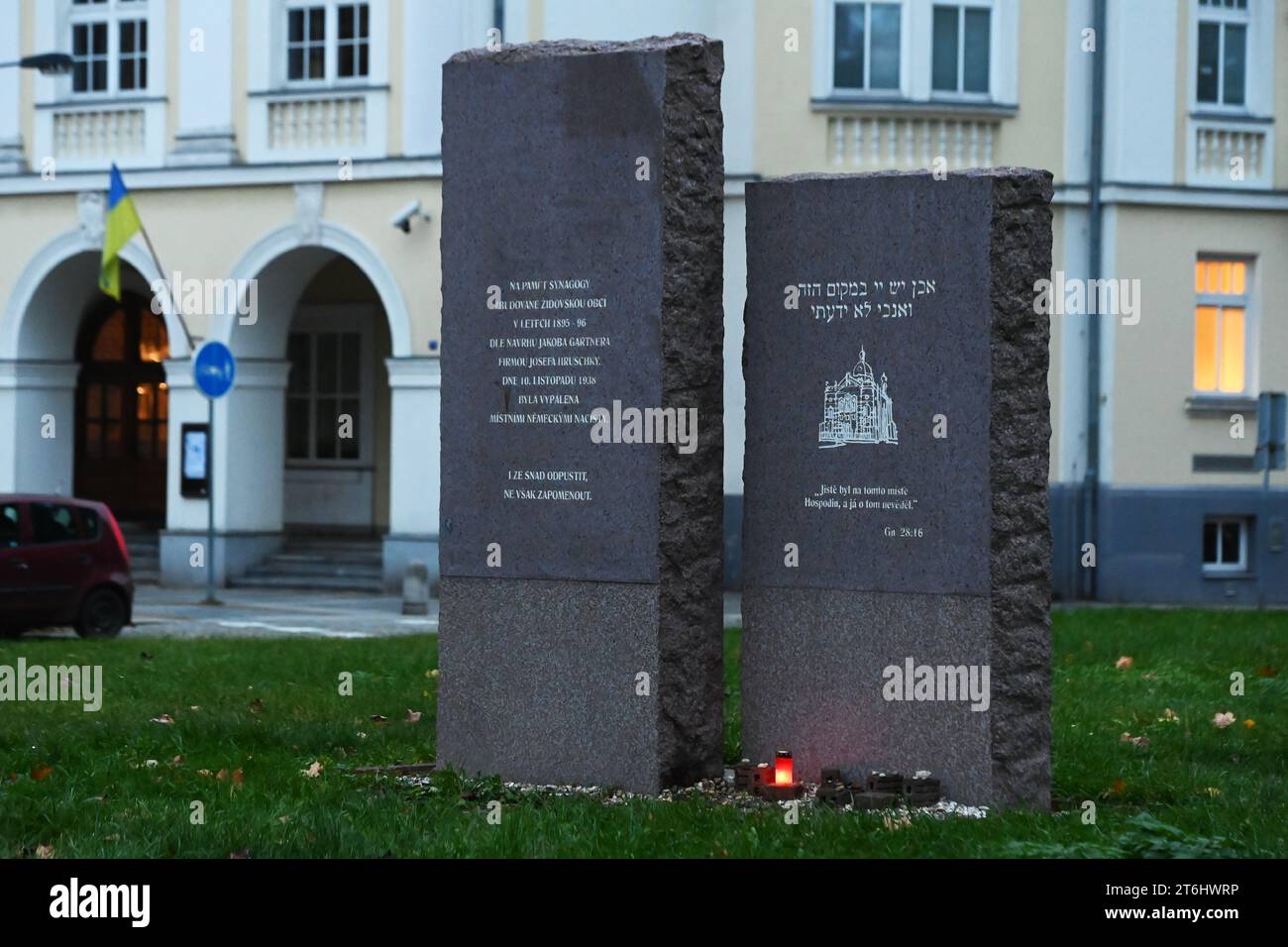 Opava, Czech Republic. 10th Nov, 2023. Commemorative act on the 85th ...
