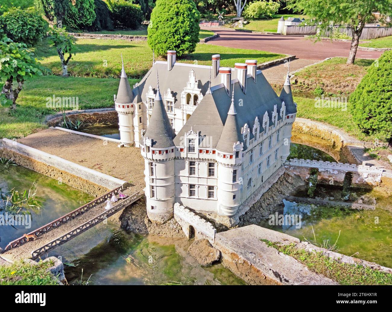 Miniature park Loire castles, Parc Mini-Chateaux, replica of the castle ...
