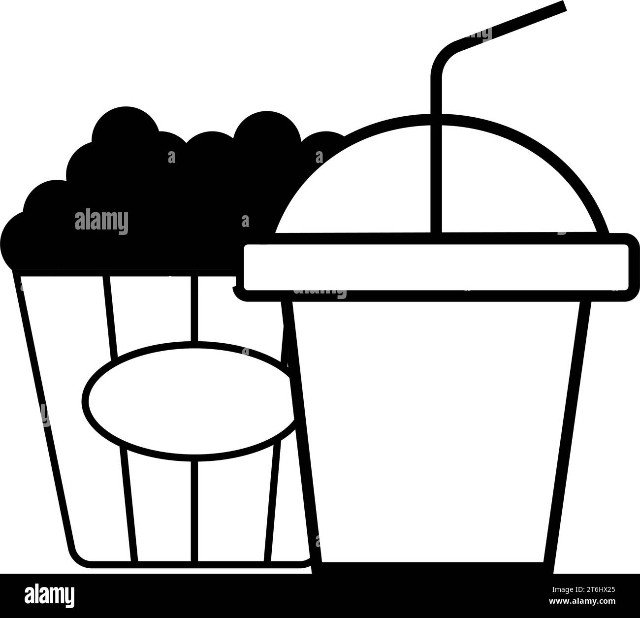Box popcorn soda vector illustration Cut Out Stock Images & Pictures ...