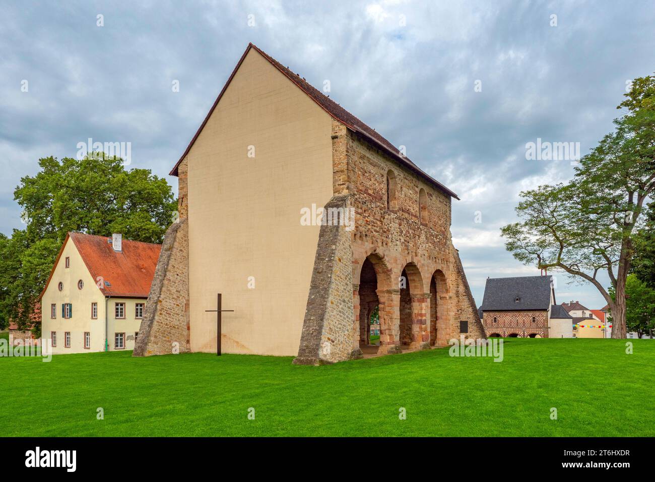 Basilica fragment, UNESCO World Heritage Lorsch Monastery, Lorsch ...