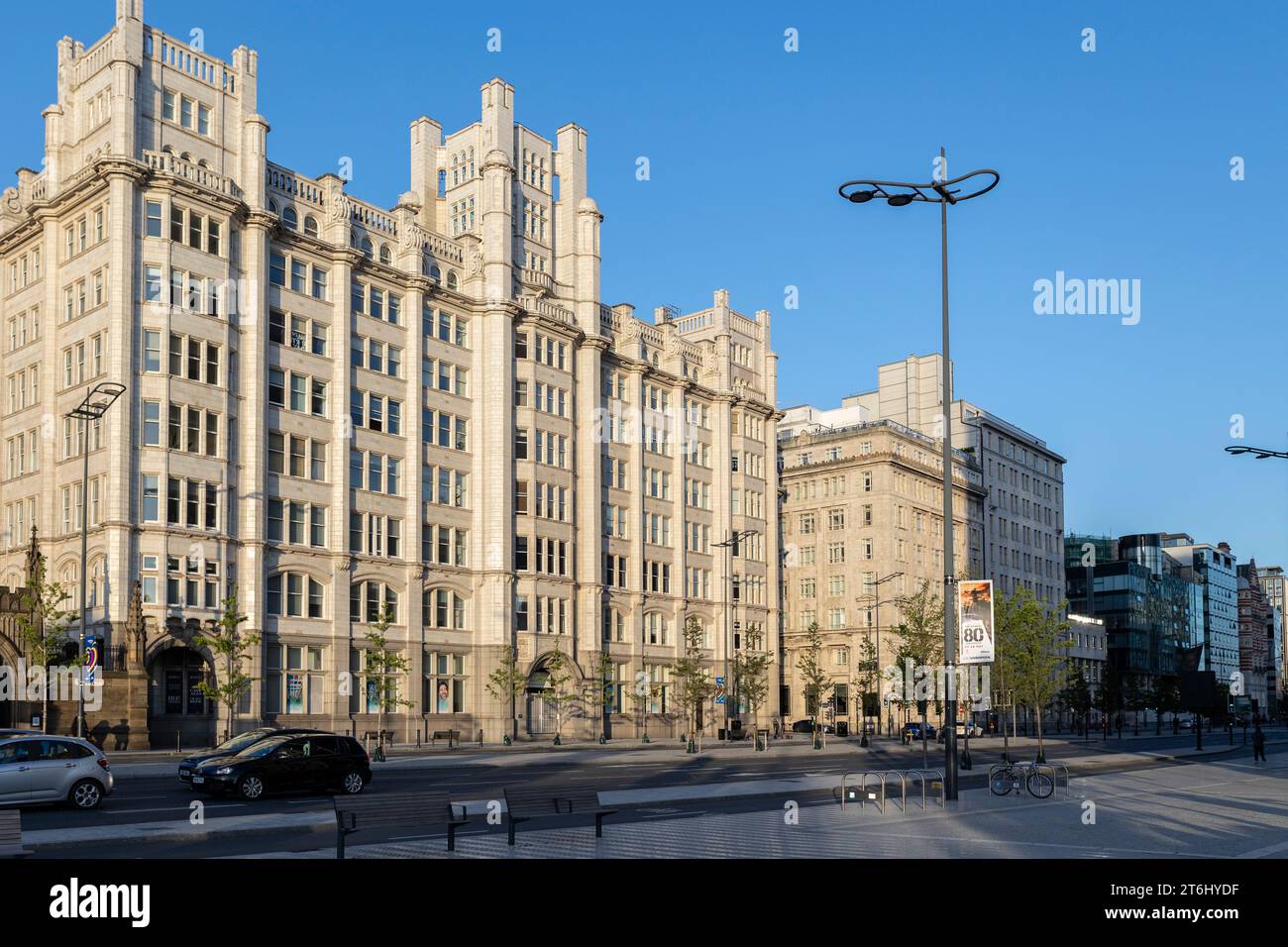 Liverpool, united kingdom May, 16, 2023 Tower Building, George's Dock ...