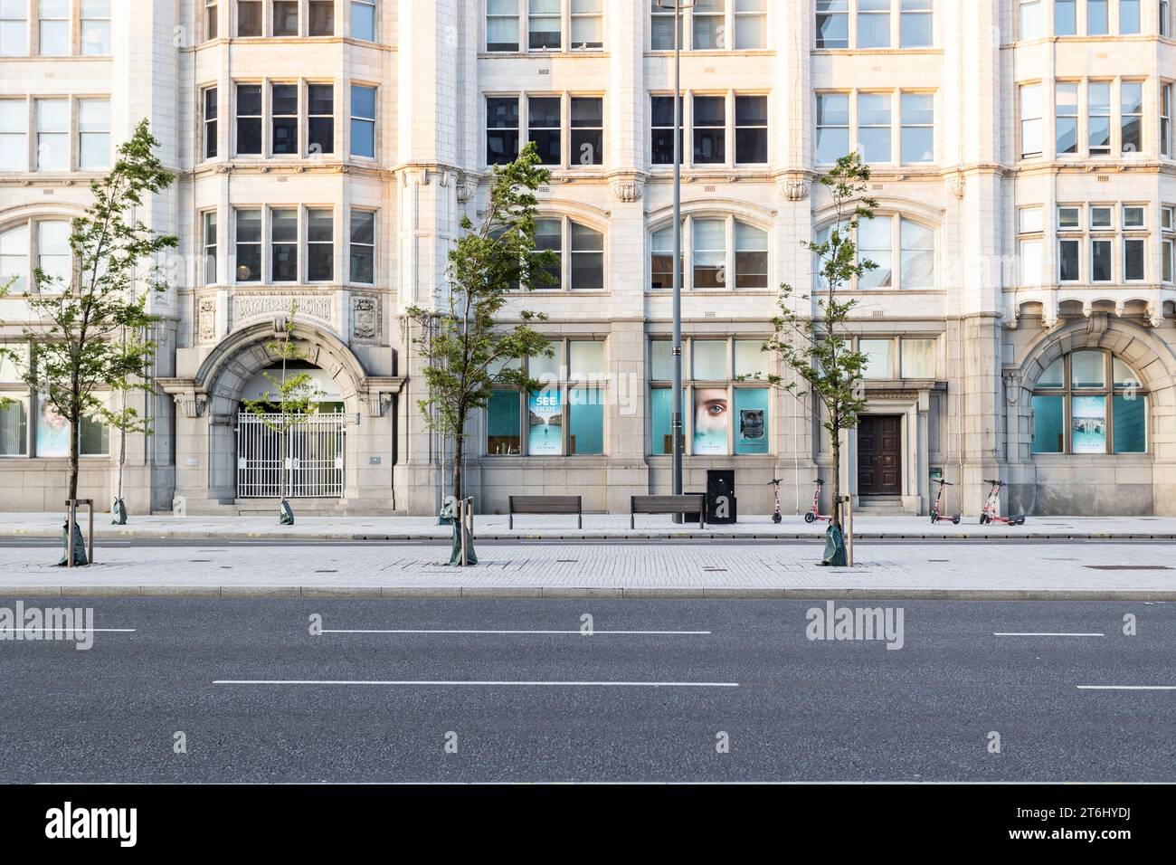 Liverpool, united kingdom May, 16, 2023 Tower Building, George's Dock ...