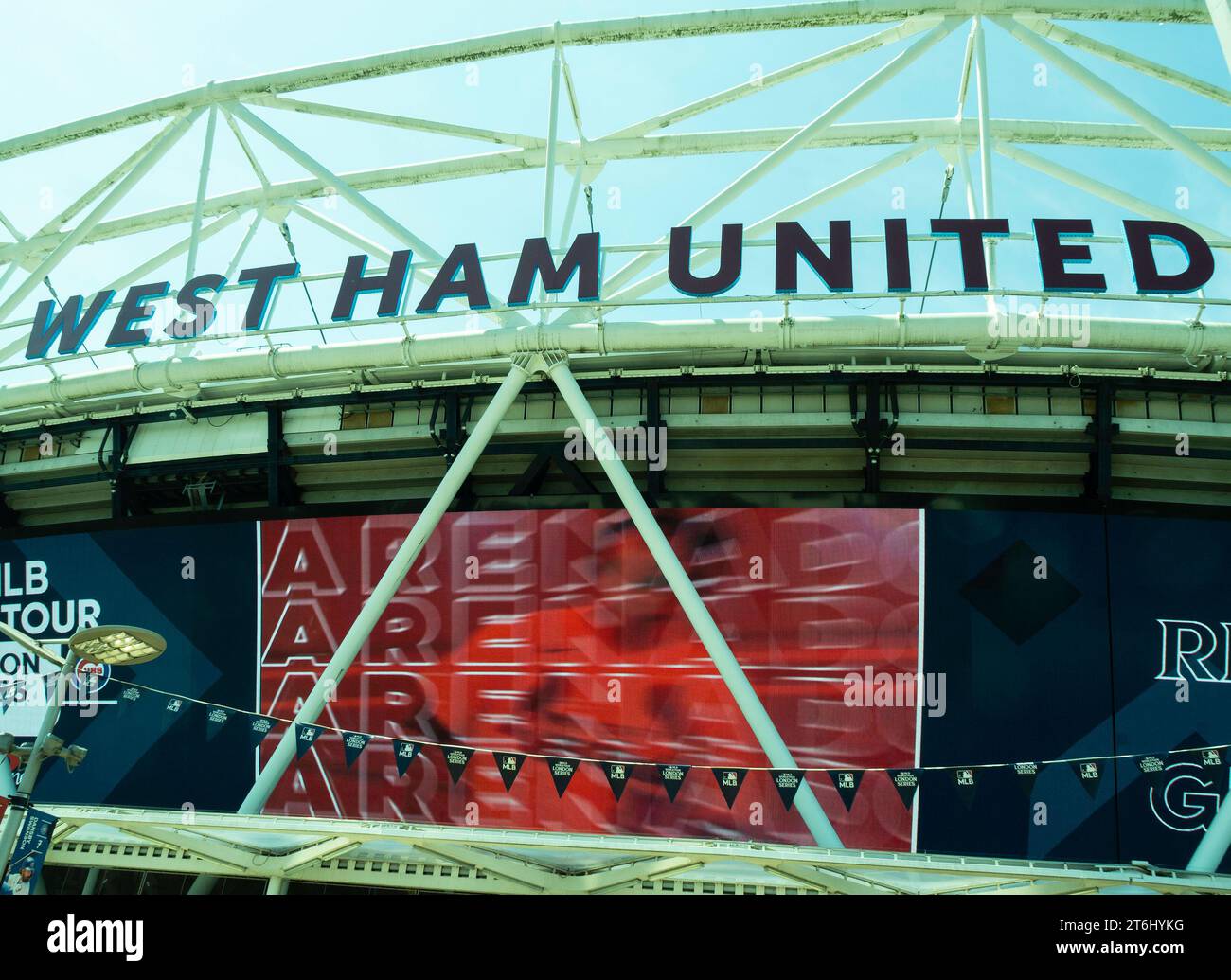 West Ham Stadium Stock Photo - Alamy