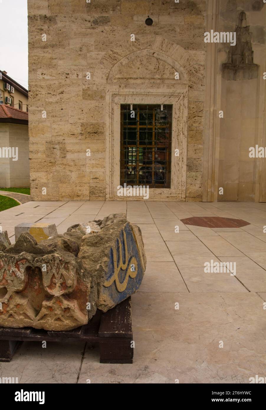 The exterior of the landmark Ferhat Pasha Mosque in Banja Luka ...
