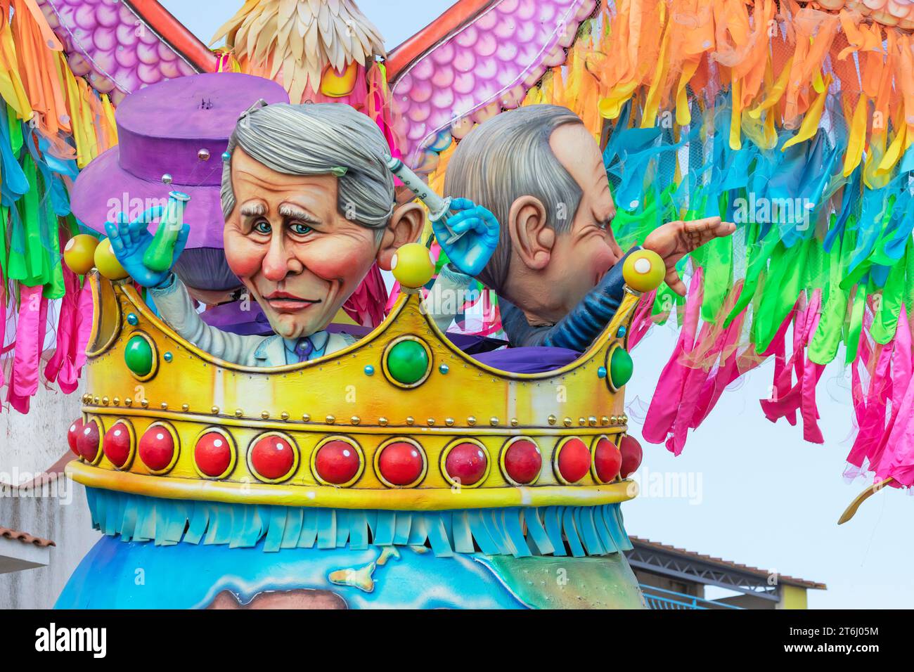 Carnival float, Sciacca, Agrigento district, Sicily, Italy Stock Photo ...