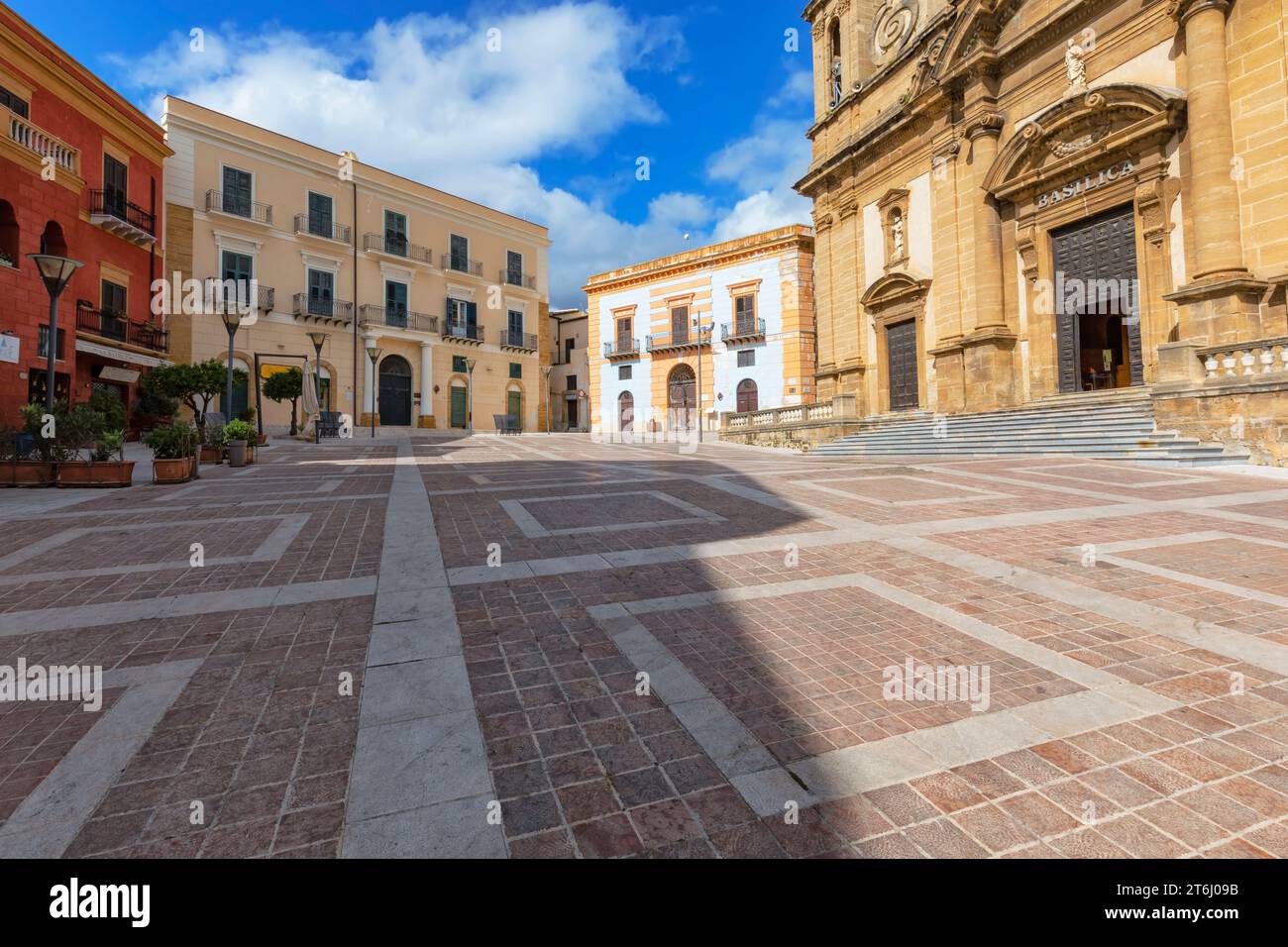 Piazza Duomo, Sciacca, Agrigento district, Sicily, Italy Stock Photo ...