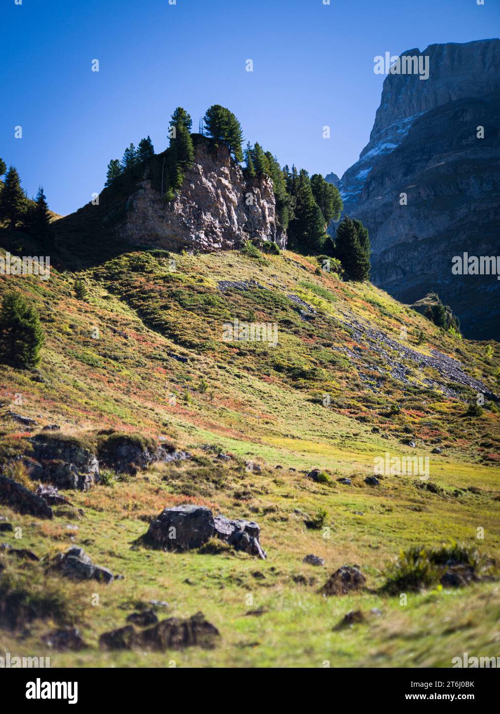 Power place in the Swiss Alps Stock Photo - Alamy