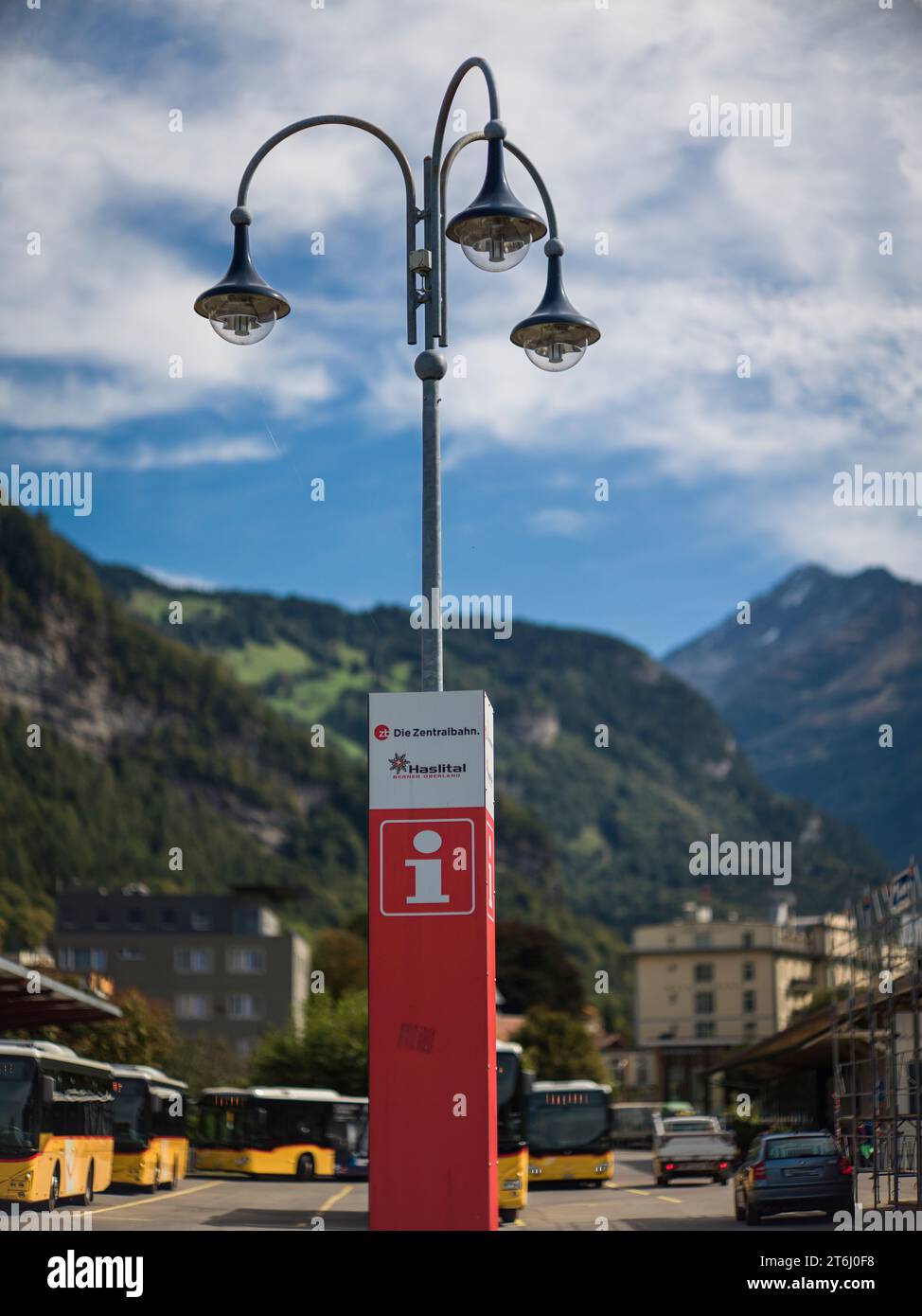 Street light, triple Stock Photo - Alamy