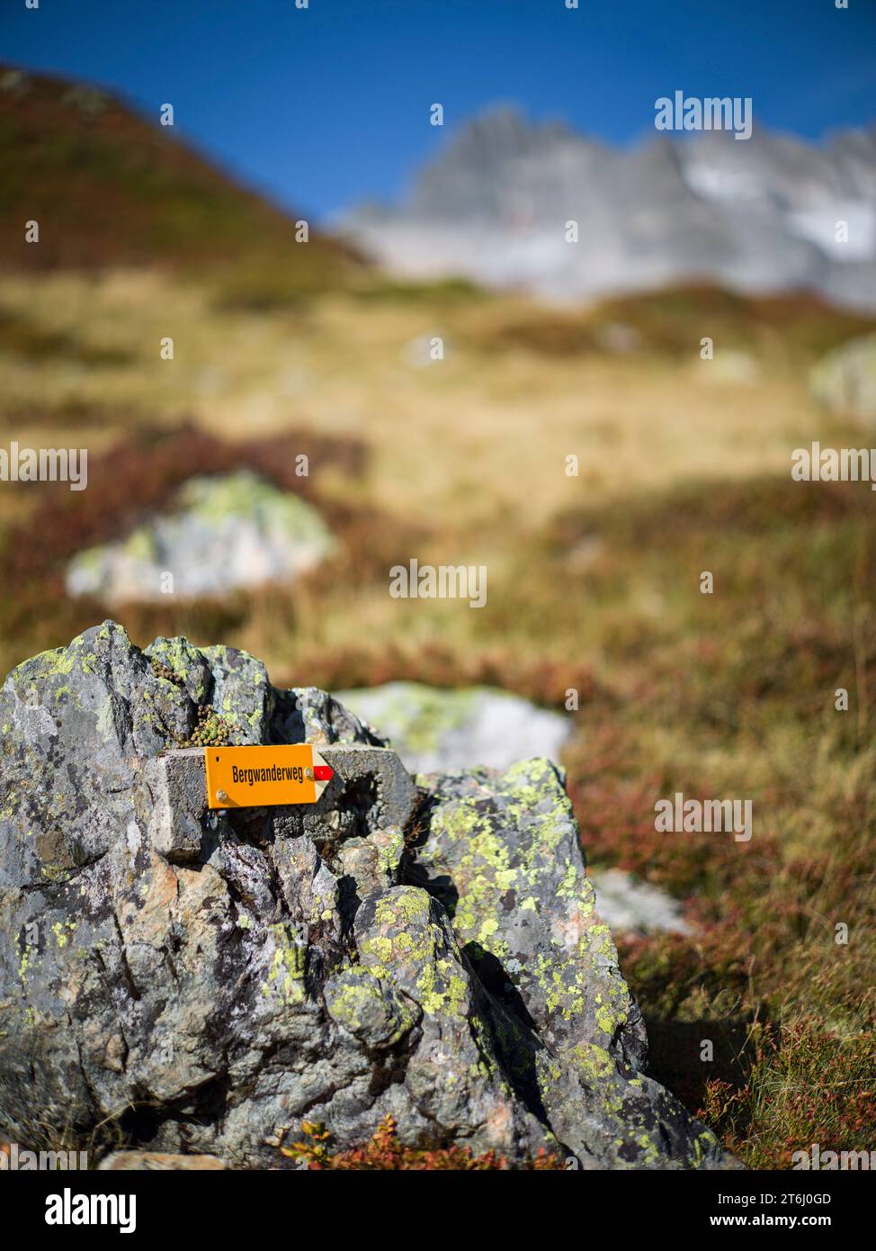 Hiking trail at susten pass hi-res stock photography and images - Alamy