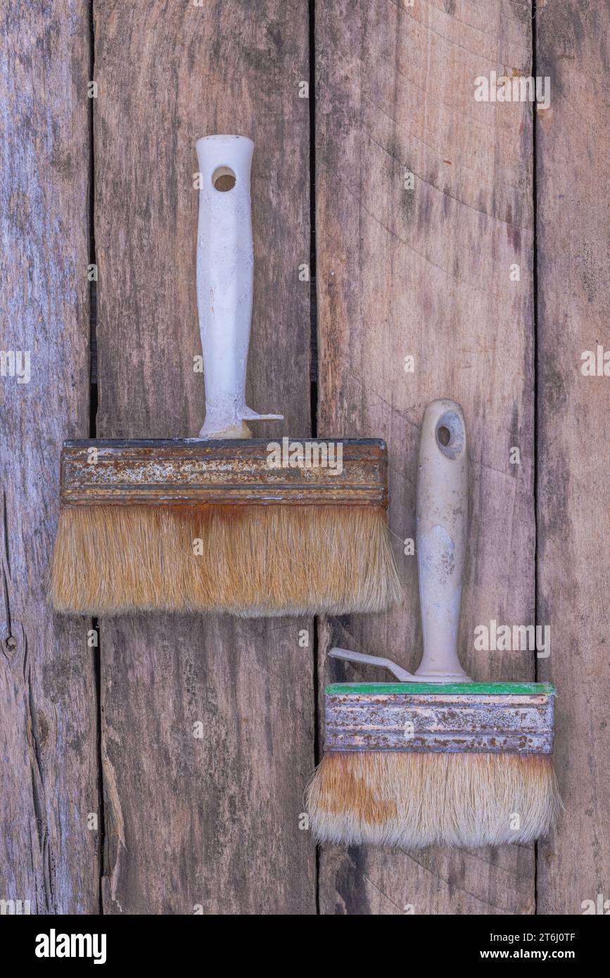 Old painting tool hi-res stock photography and images - Alamy