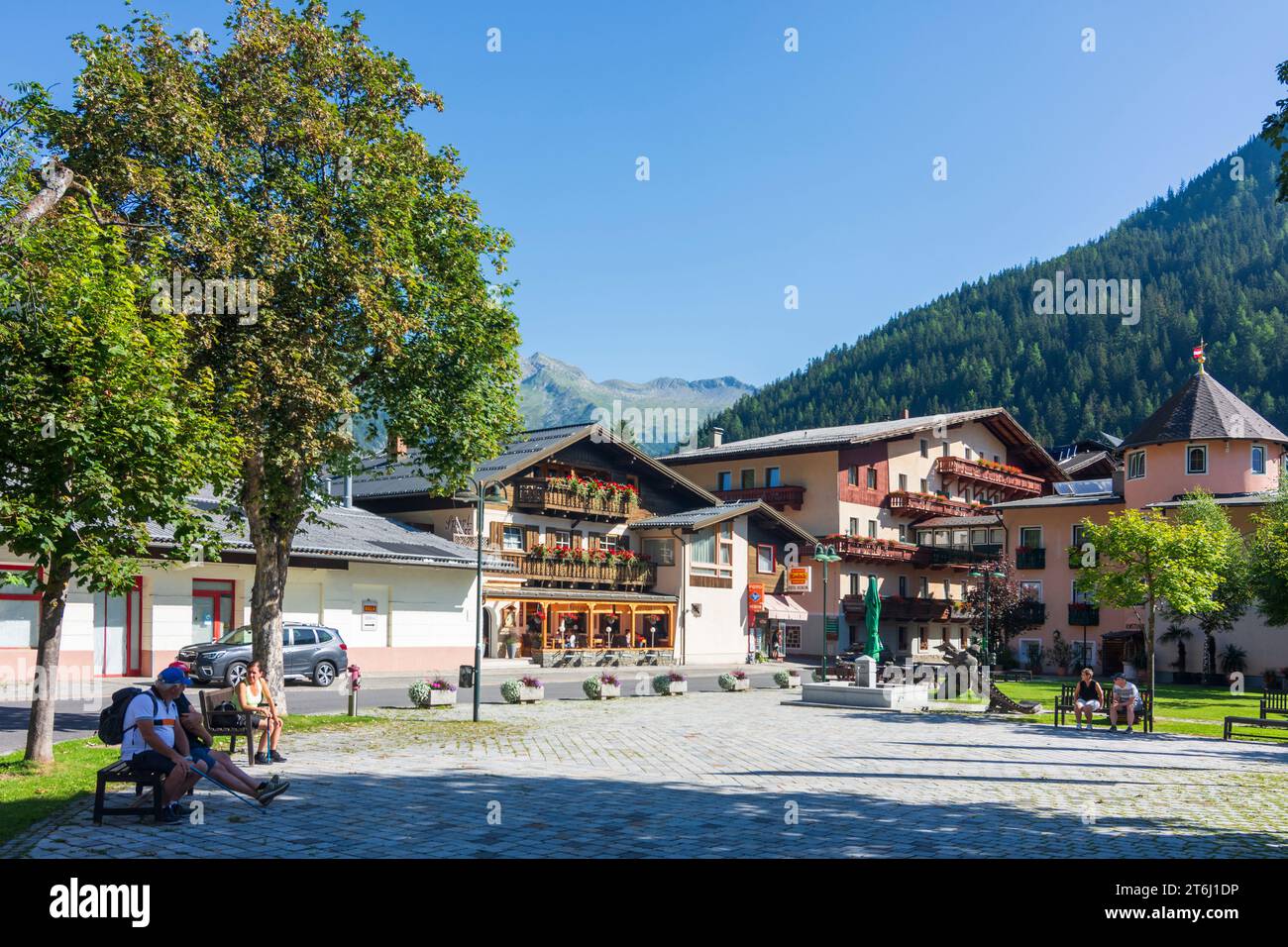Village center mallnitz in nationalpark hohe tauern hi-res stock ...