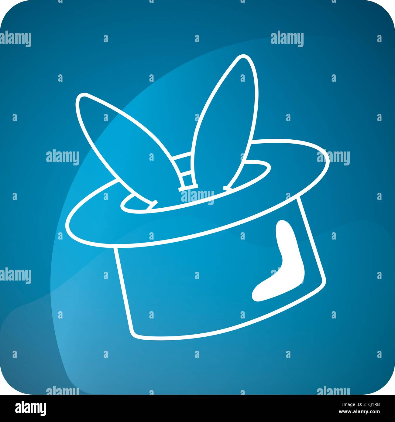 Magic rabbit ears icon hi-res stock photography and images - Alamy