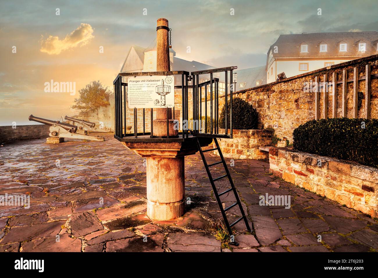 Waldeck castle with pillory hi-res stock photography and images - Alamy