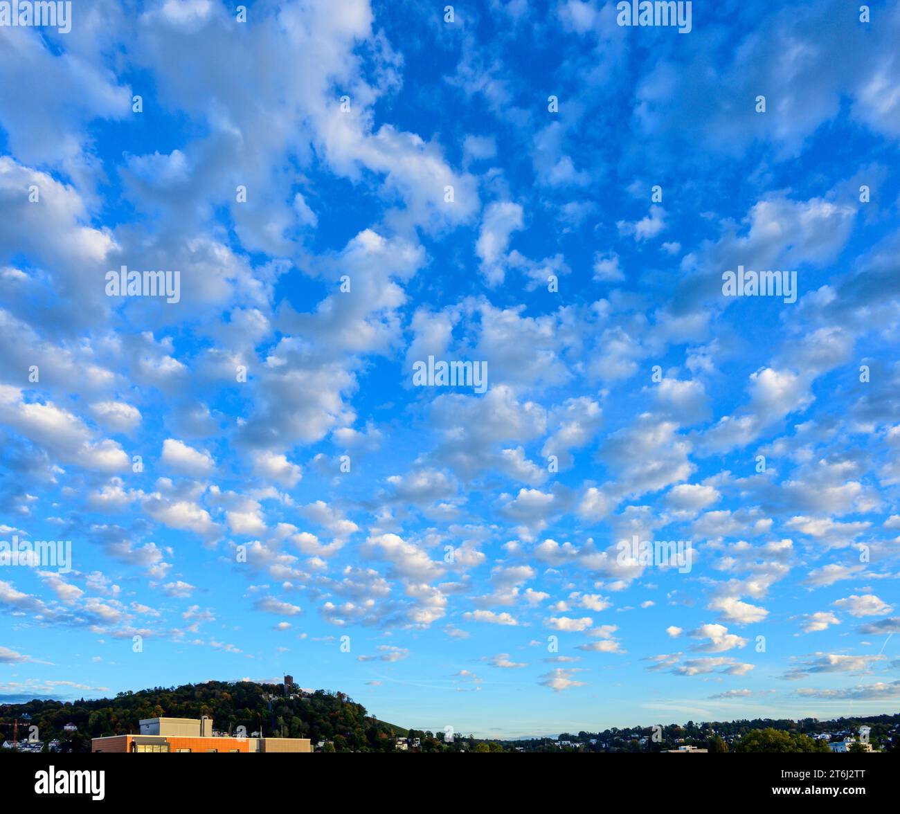 Germany, Baden-Wuerttemberg, Karlsruhe, Durlach, view to Turmberg Stock ...