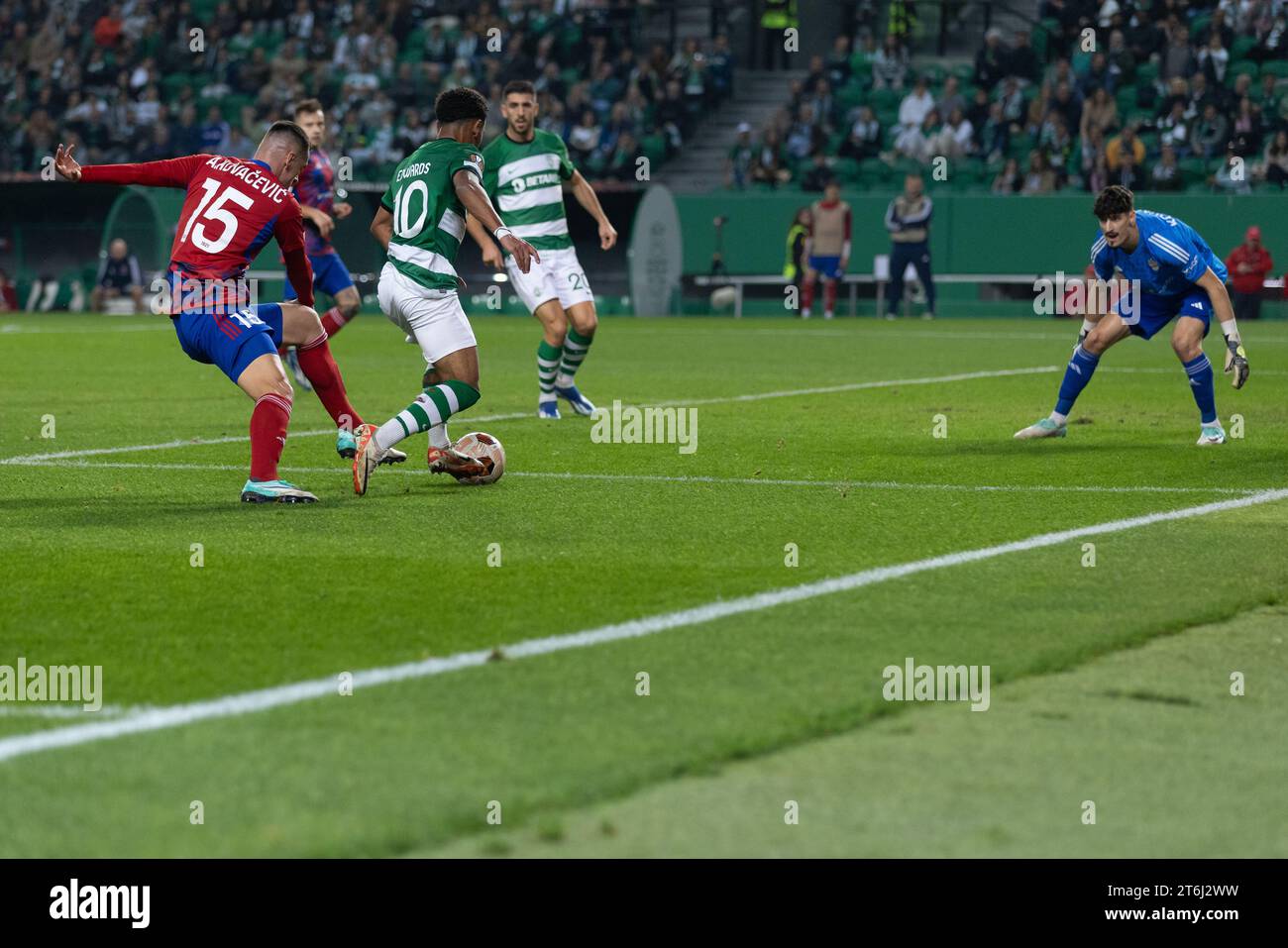 November 09, 2023. Lisbon, Portugal. Sporting's forward from England ...